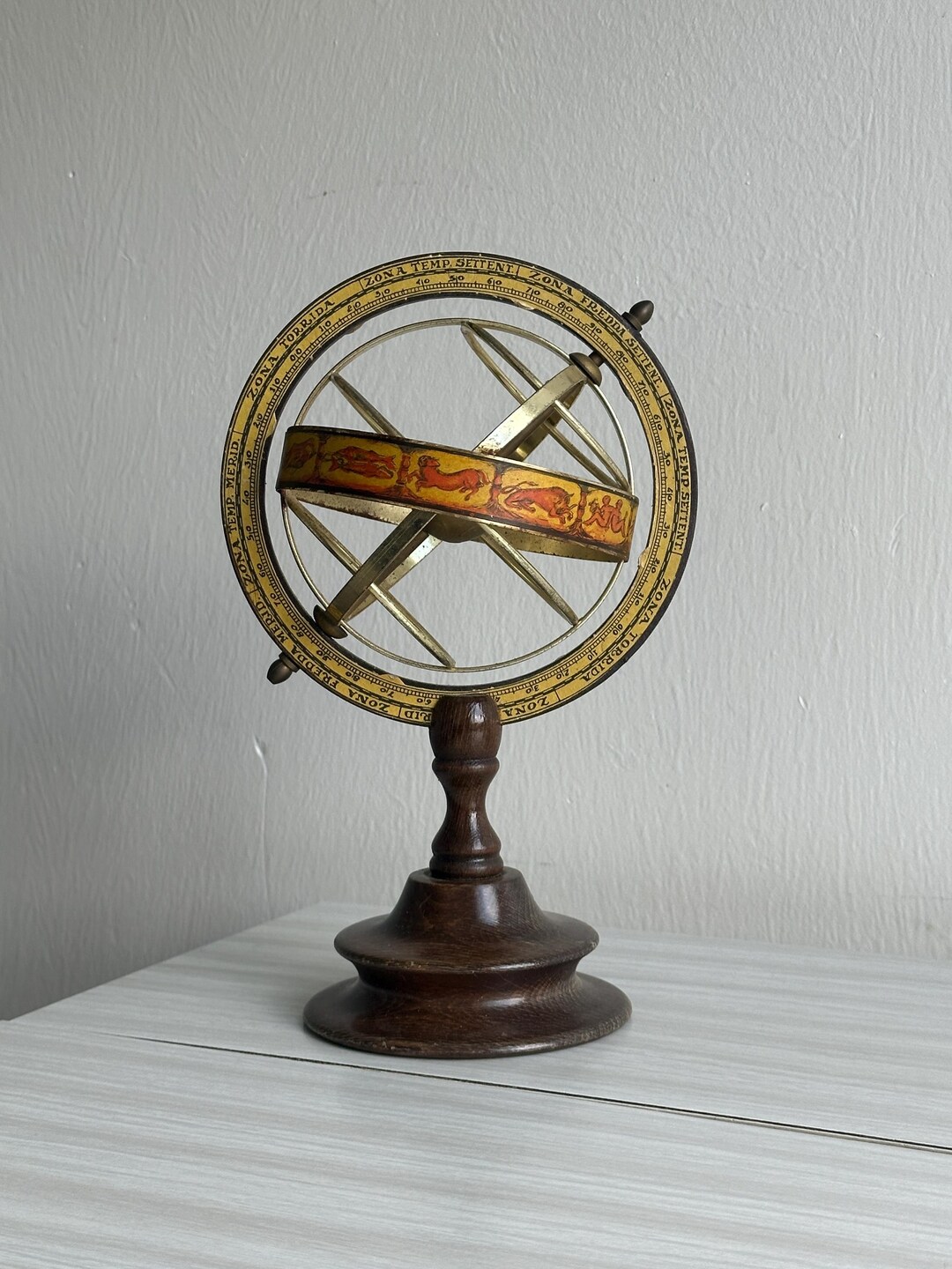 Armillary Sphere, Antique Globe, Office Decoration, Retro Style, Unique ...