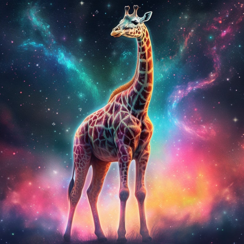 20 Colorful Cosmic Creatures: Galaxy Animal Pack - Etsy