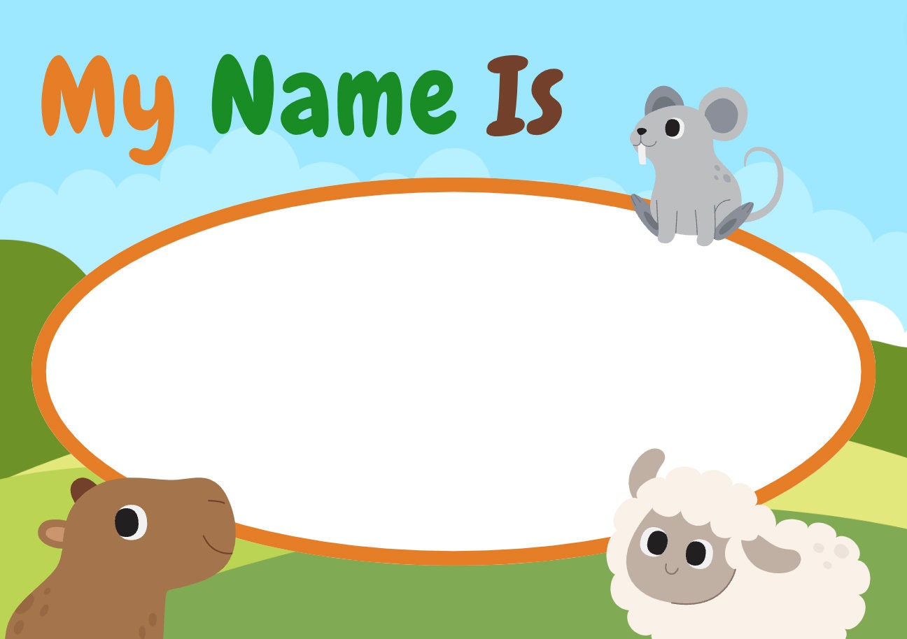 Editable Animals Busy Book Template Learn and Play With - Etsy