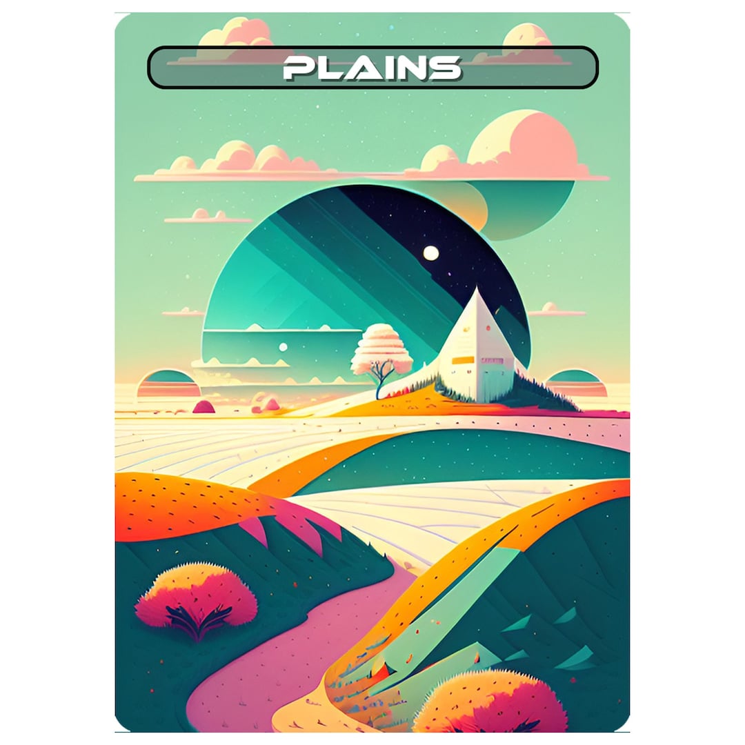Premium Full Art Lands Printable Sheet for MTG Players --- High Quality ...