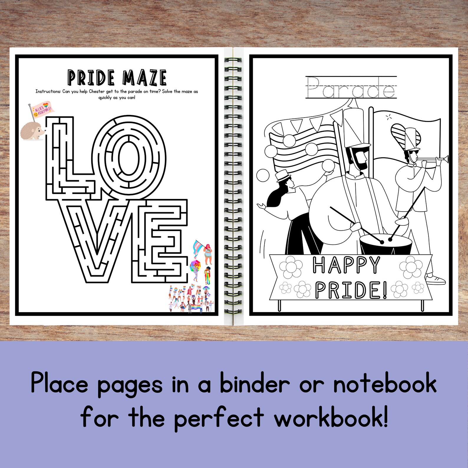 Kids Pride Month Worksheets Coloring Page Elementary LGBTQ Printable ...