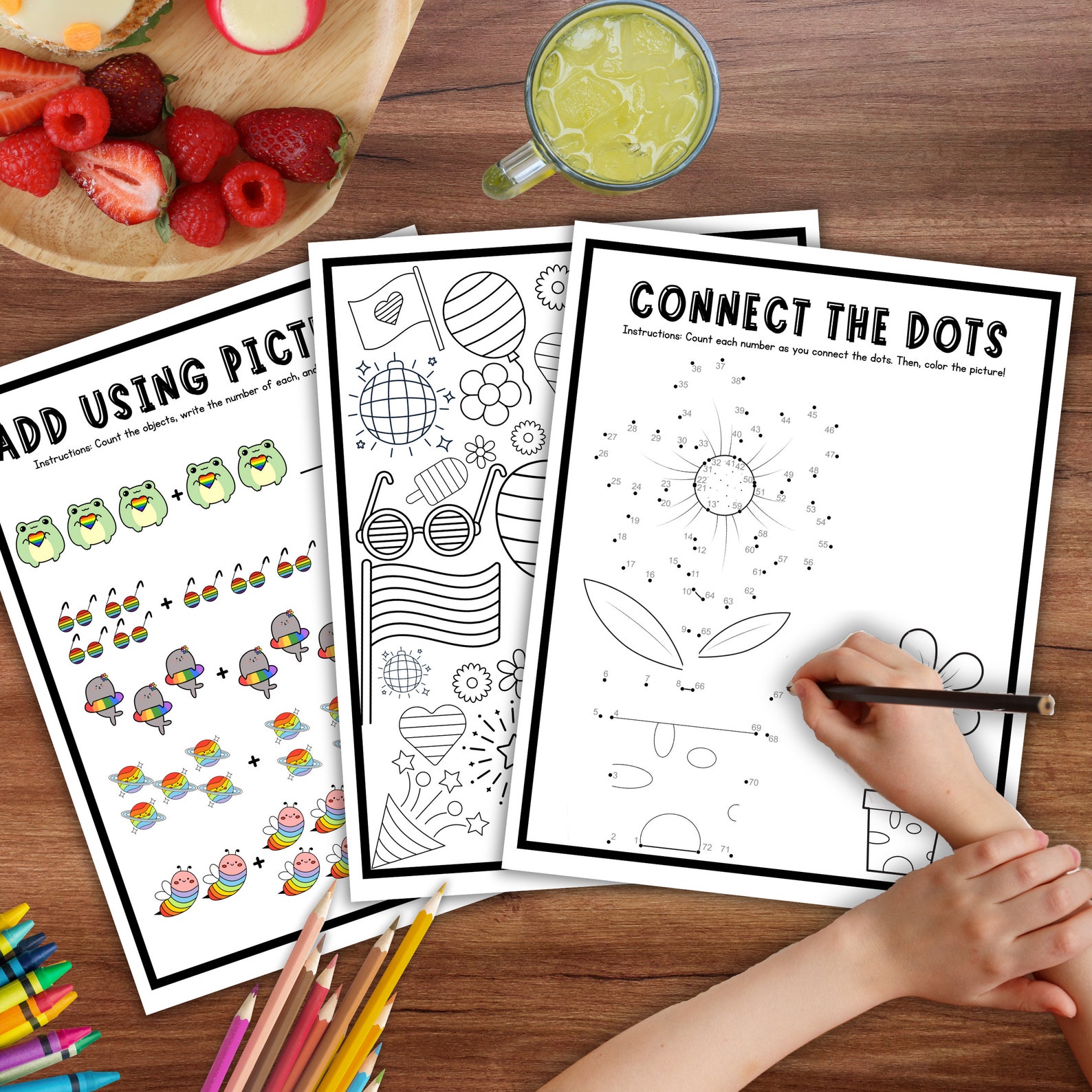 Kids Pride Month Worksheets Coloring Page Elementary LGBTQ Printable ...
