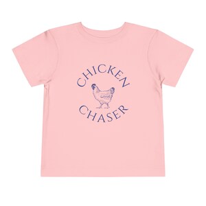 Chicken Chaser Shirt Funny Toddler Shirt Modern Graphic Tee for Kids ...