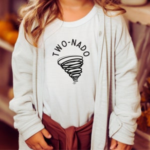 Two-nado Second Birthday Shirt, Twonado T Shirt, Toddler 2nd Birthday ...