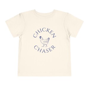 Chicken Chaser Shirt Funny Toddler Shirt Modern Graphic Tee for Kids ...