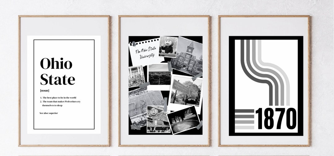 Ohio State Print, Go Bucks, Buckeyes, College Trendy Prints, Cute ...
