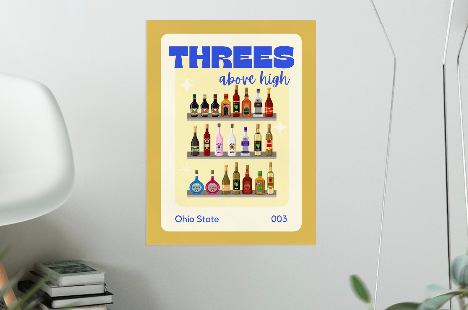 Ohio State Buckeyes Print, Columbus Ohio, Digital Print, College Poster ...