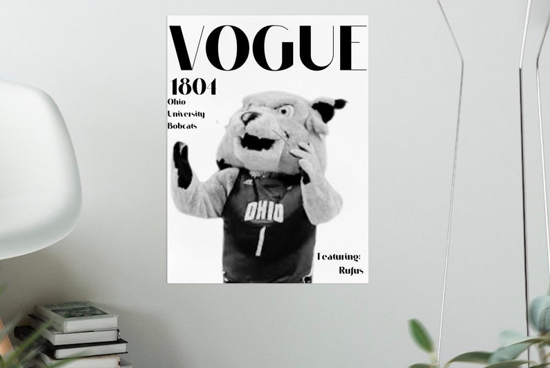 Ohio University Bobcats Poster, Cute College Trendy Posters, Digital ...