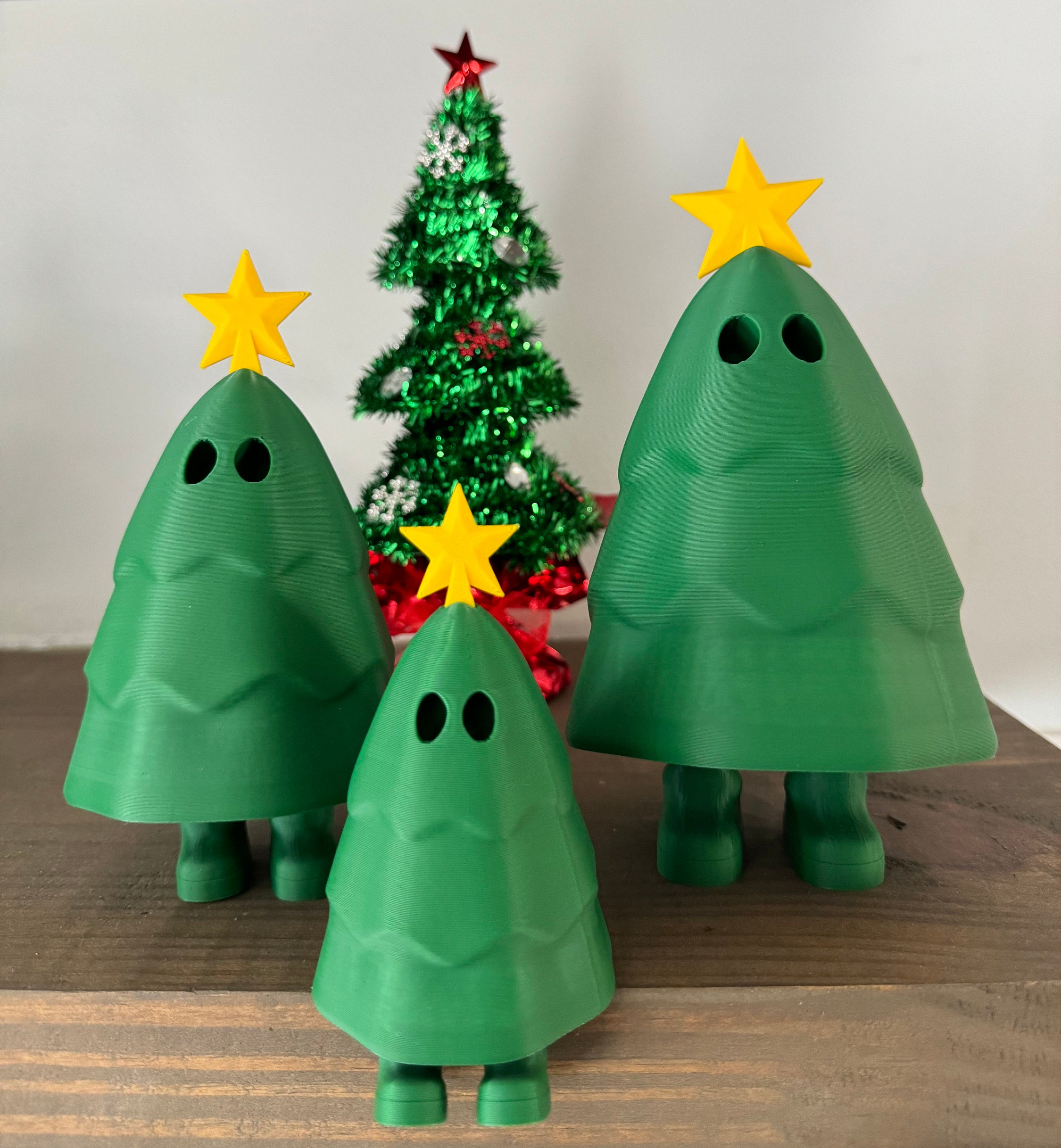 3D Printed Christmas Trees With Legs - Etsy
