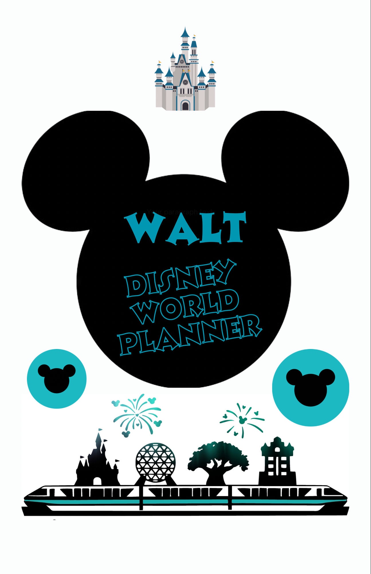 A5 Walt Disney World Planner - Etsy