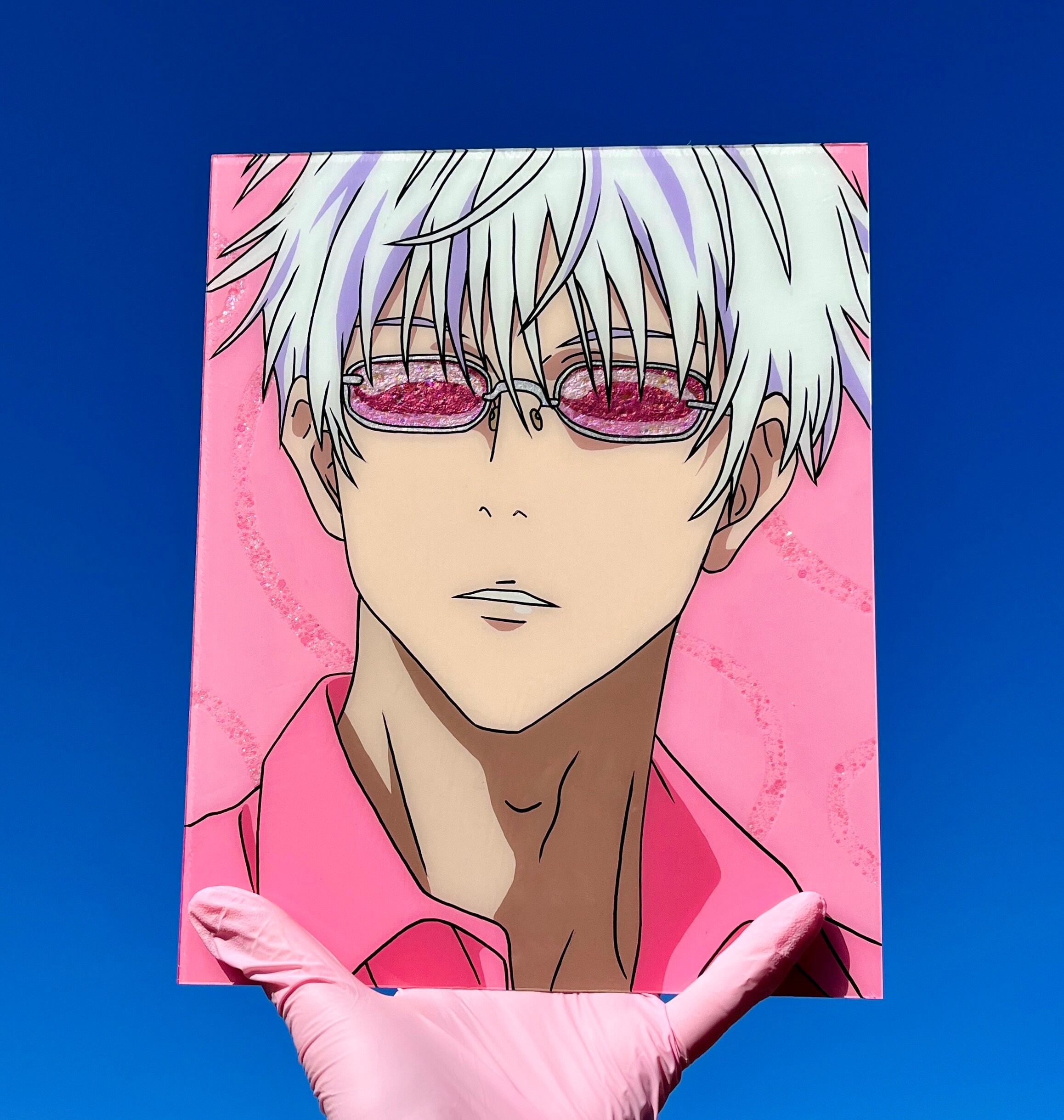 Anime/manga Glass Painting Stock - Etsy