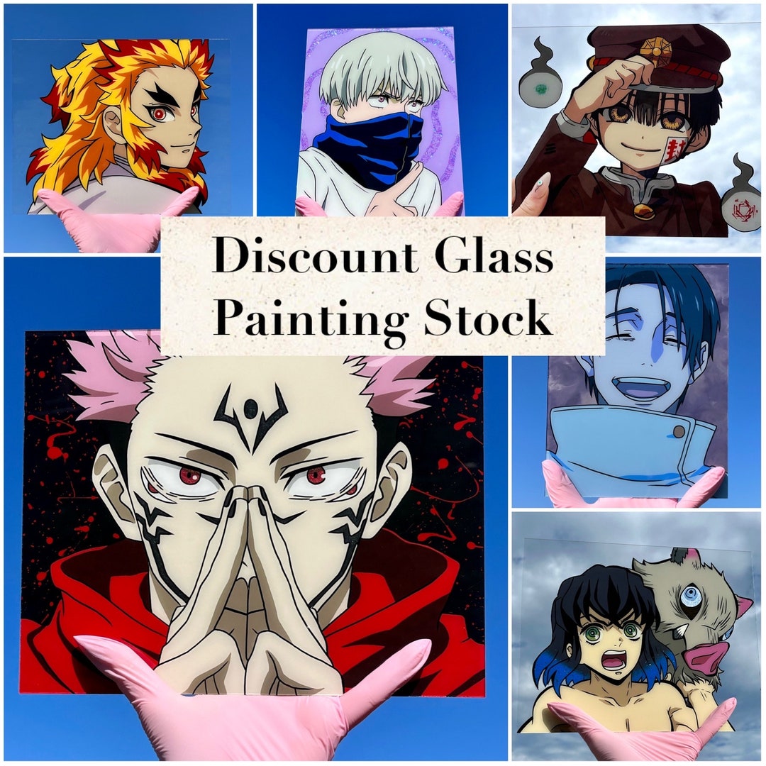 Discount Anime Glass Painting Stock - Etsy