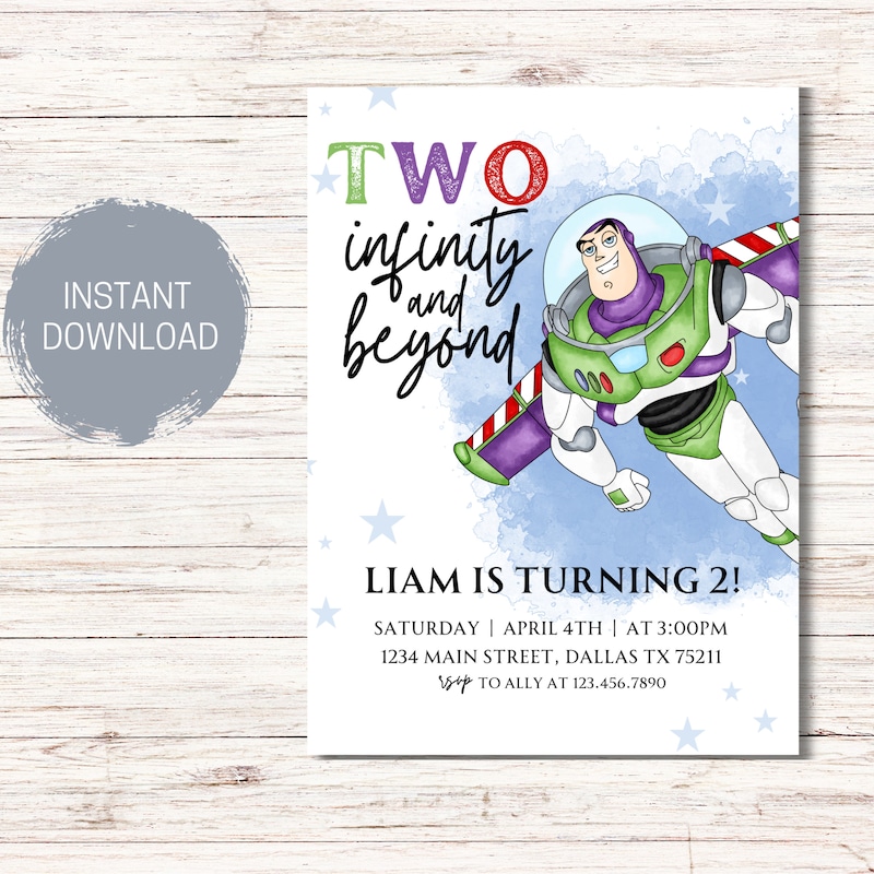 Buzz Lightyear Birthday - Etsy