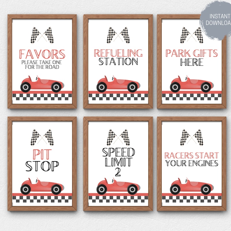 Race Car Decor - Etsy