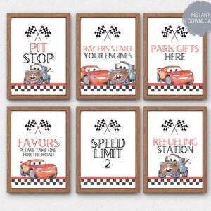 Lightning Mcqueen Birthday, Lightning Mcqueen Birthday Banner, Cars ...