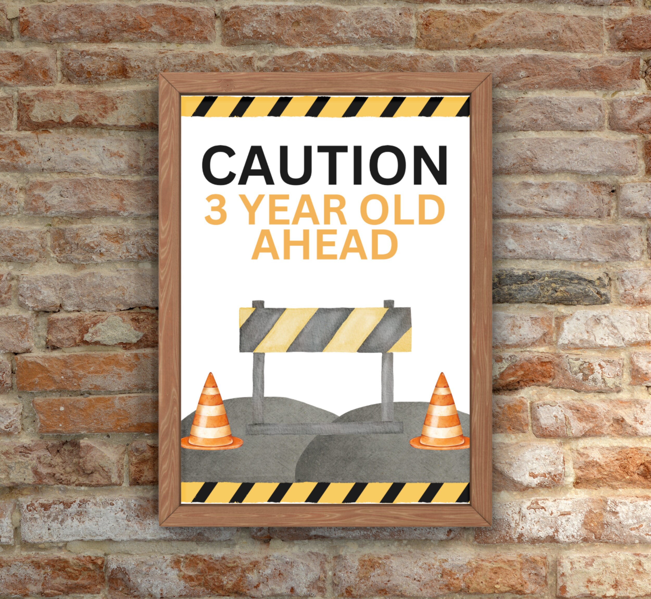 Dig in Construction Birthday Party Signs Bundle NOT Editable, Digger ...