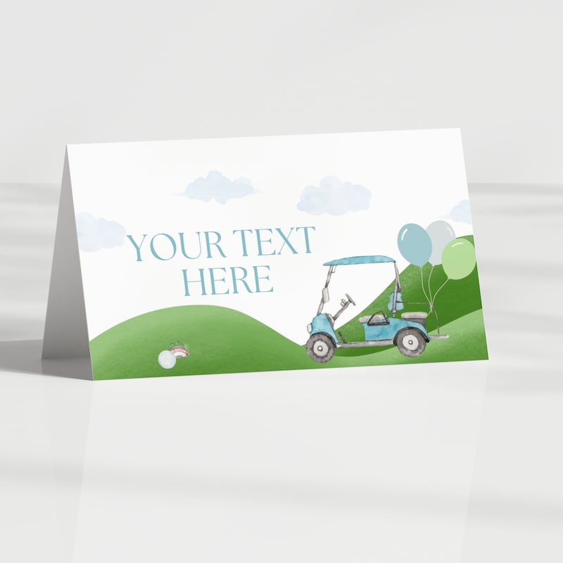 Golf Name Tags Editable - Etsy