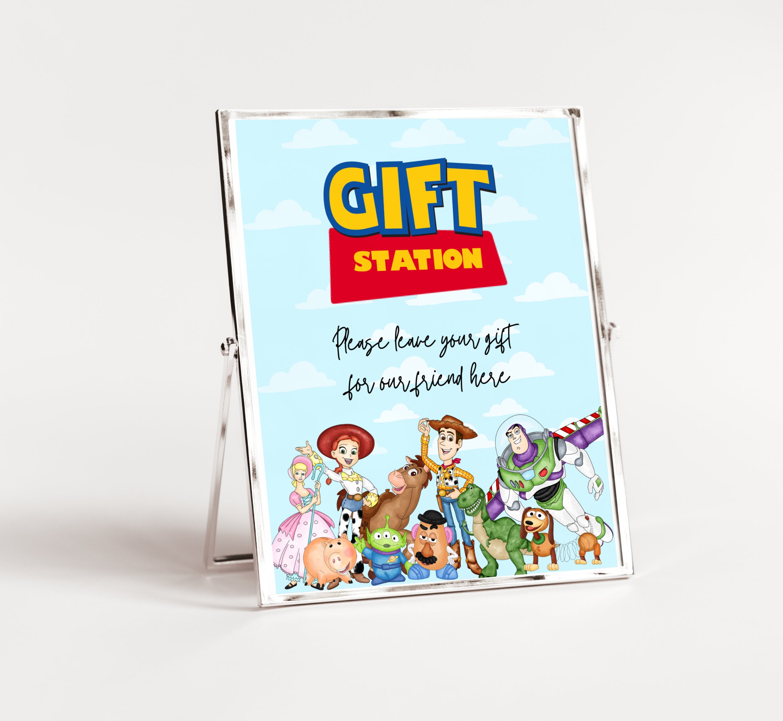 Toy Story Birthday Party Table Sign, Toy Story Party Favor Treat Sign ...