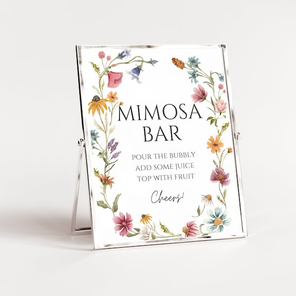 Mimosa Bar Sign - Etsy