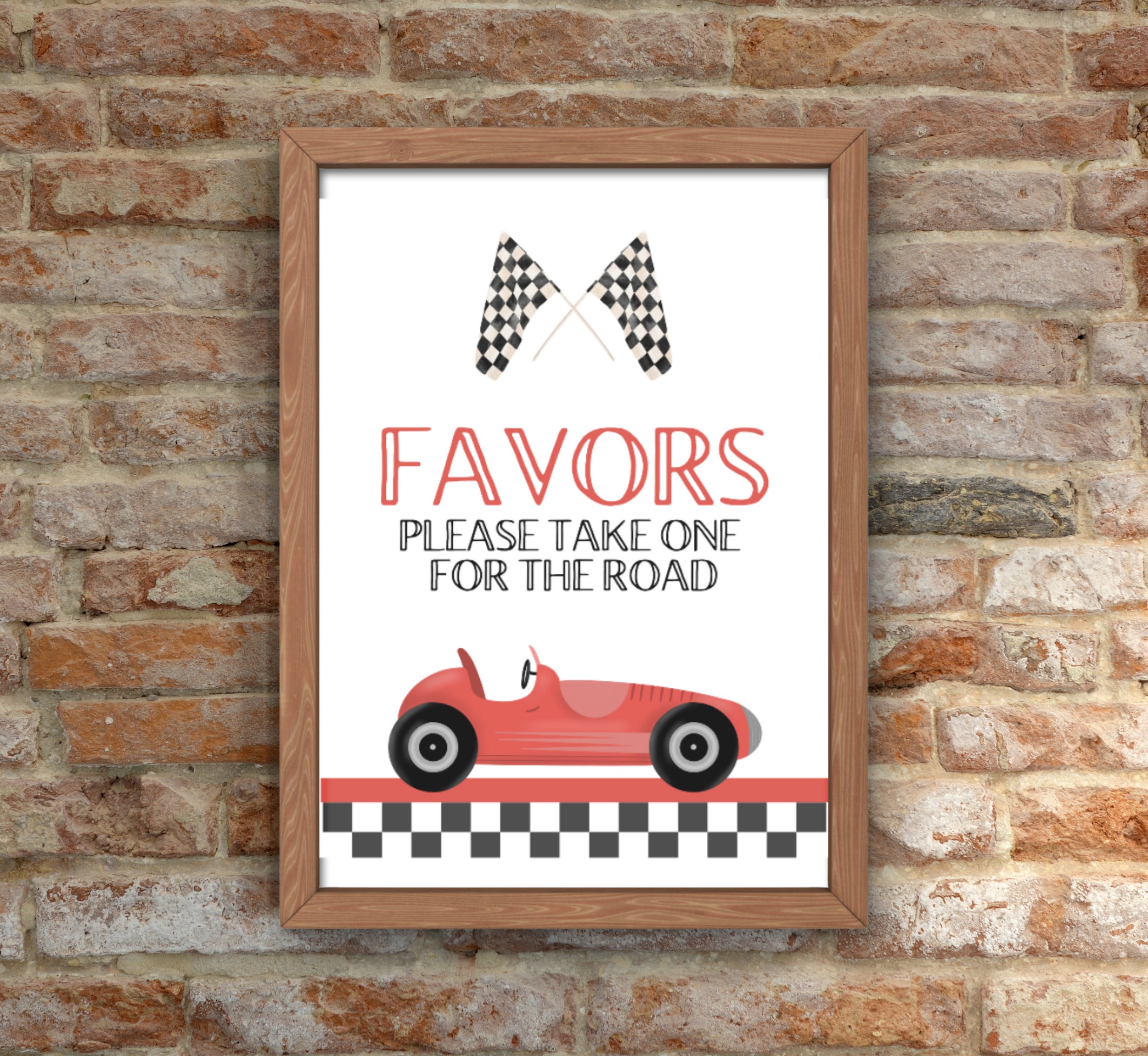 Editable Racing Party Signs Bundle, Race Cars Birthday Food Drink Signs ...