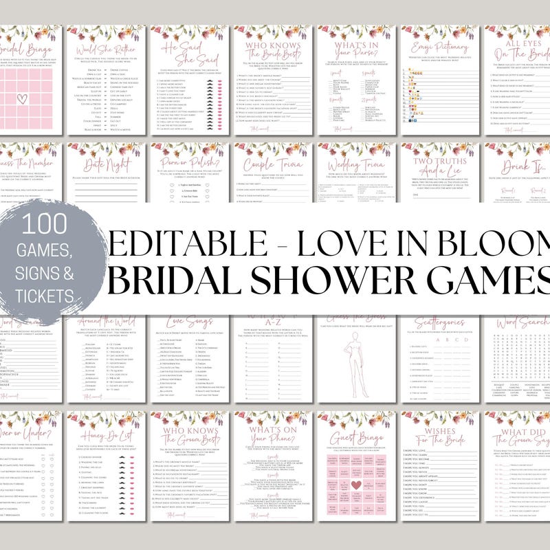 Floral Wedding Party Sign - Etsy