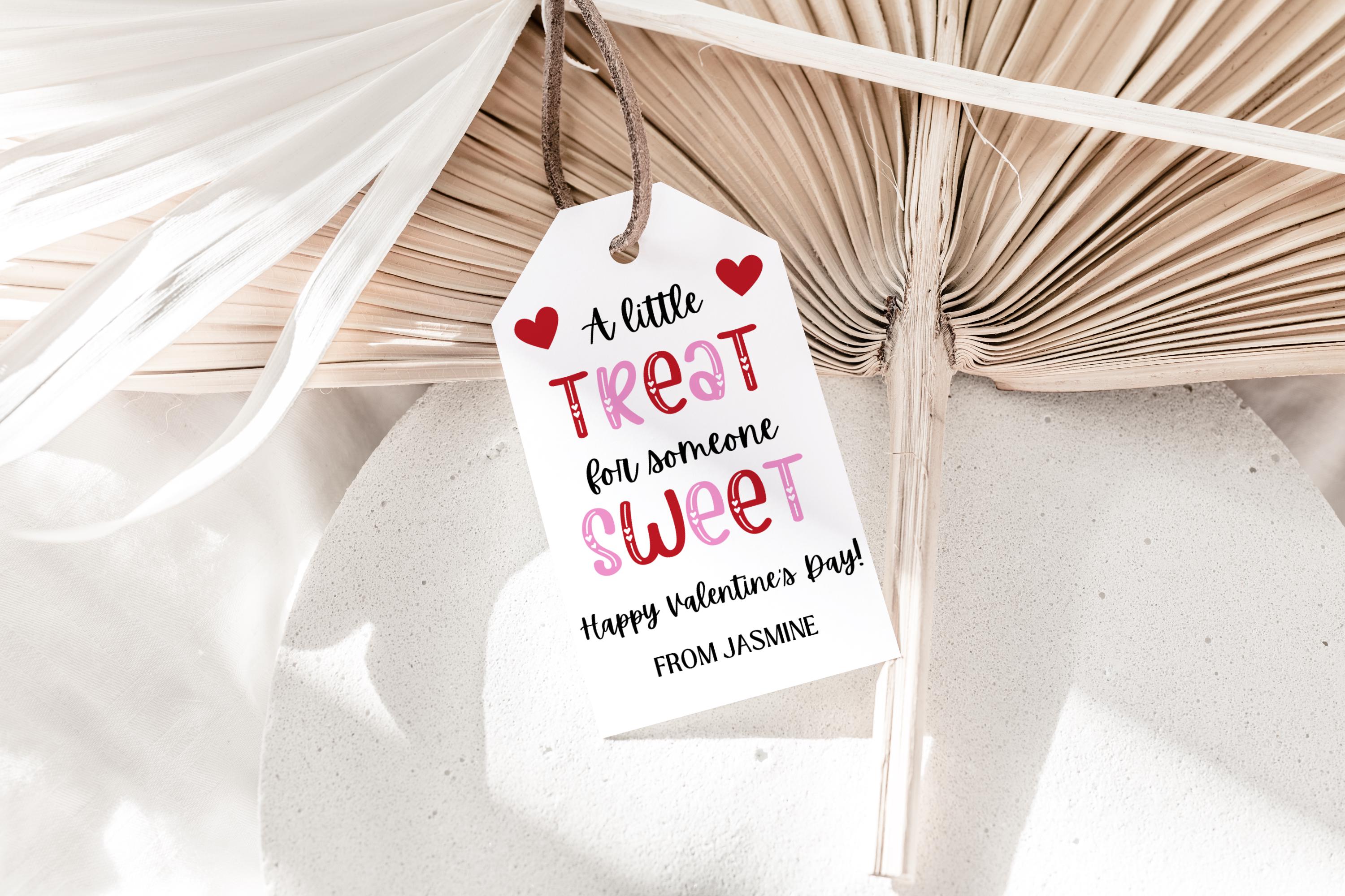 Editable Valentine Gift Tags, Printable Kids Valentine Tags, Classroom ...