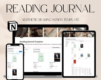 Notion Library Template Notion Reading Journal Template Book Tracker Reading Tracker Reading ...