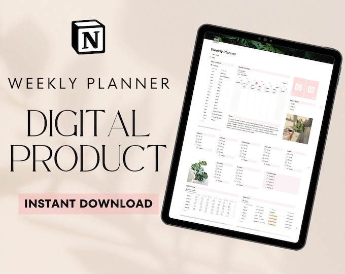 Life Planner Notion Template | Aesthetic Notion Dashboard, Notion ...