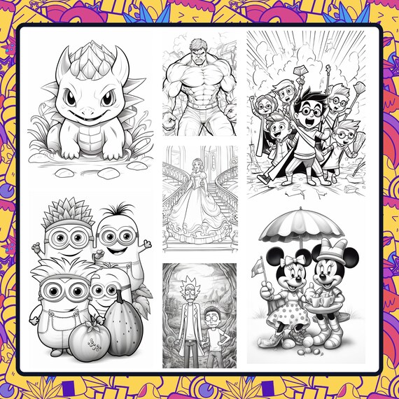 Personaggi Dei Cartoni Animati Disney Da Colorare Personaggi Disney Da