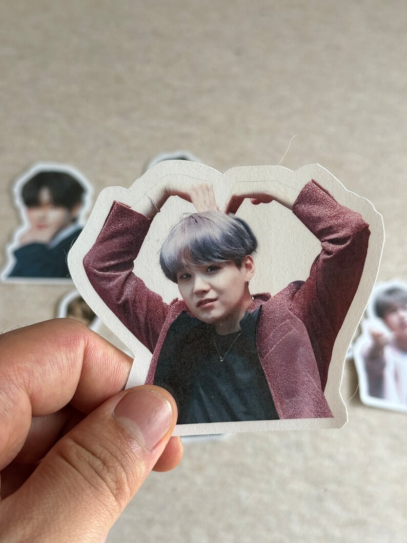 BTS K-pop Stickers Custom Fan Art Stickers BTS ARMY Gift Cute Kpop ...