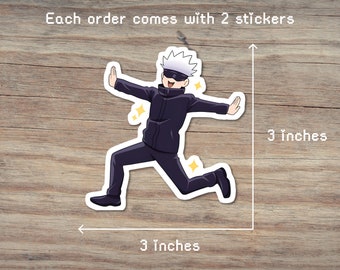 4 JJK Hand Signs Sticker Pack, Jujutsu Kaisen, Anime, Hands, Vinyl ...
