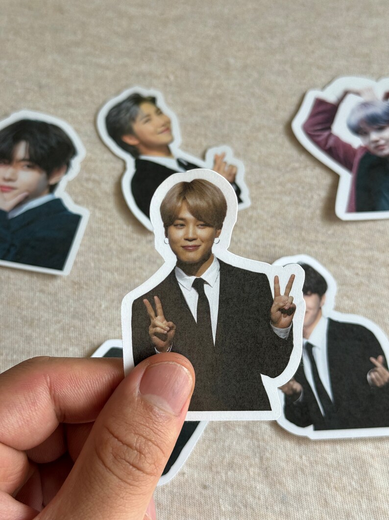 BTS K-pop Stickers Custom Fan Art Stickers BTS ARMY Gift Cute Kpop ...