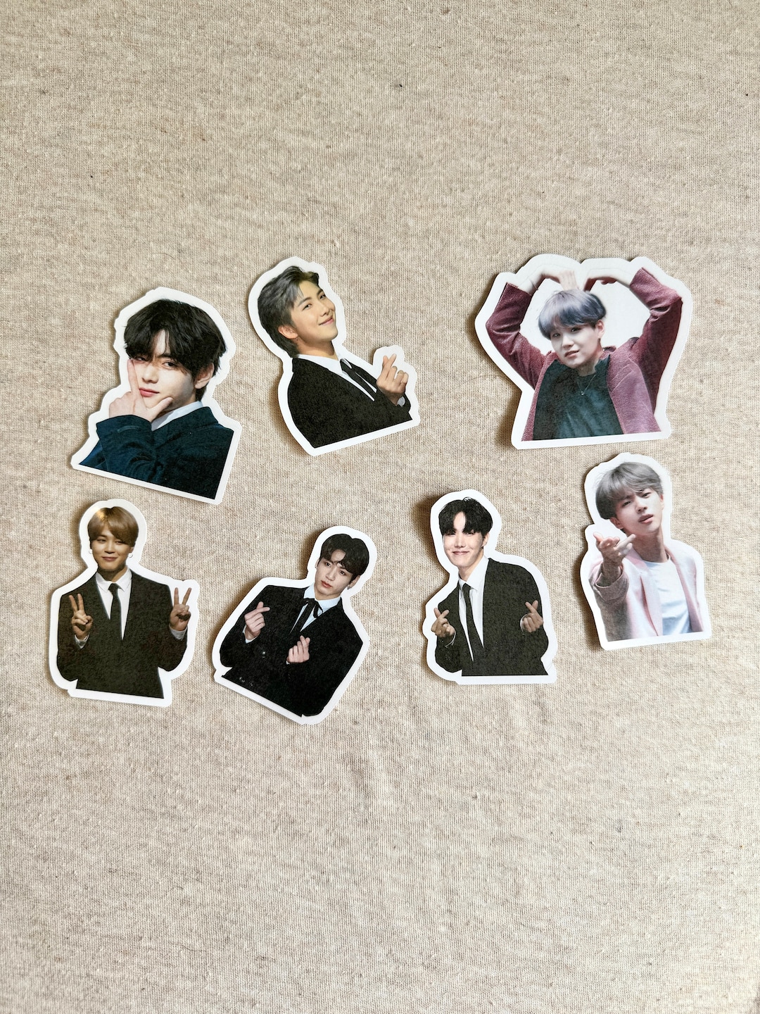 BTS K-pop Stickers Custom Fan Art Stickers BTS ARMY Gift Cute Kpop ...
