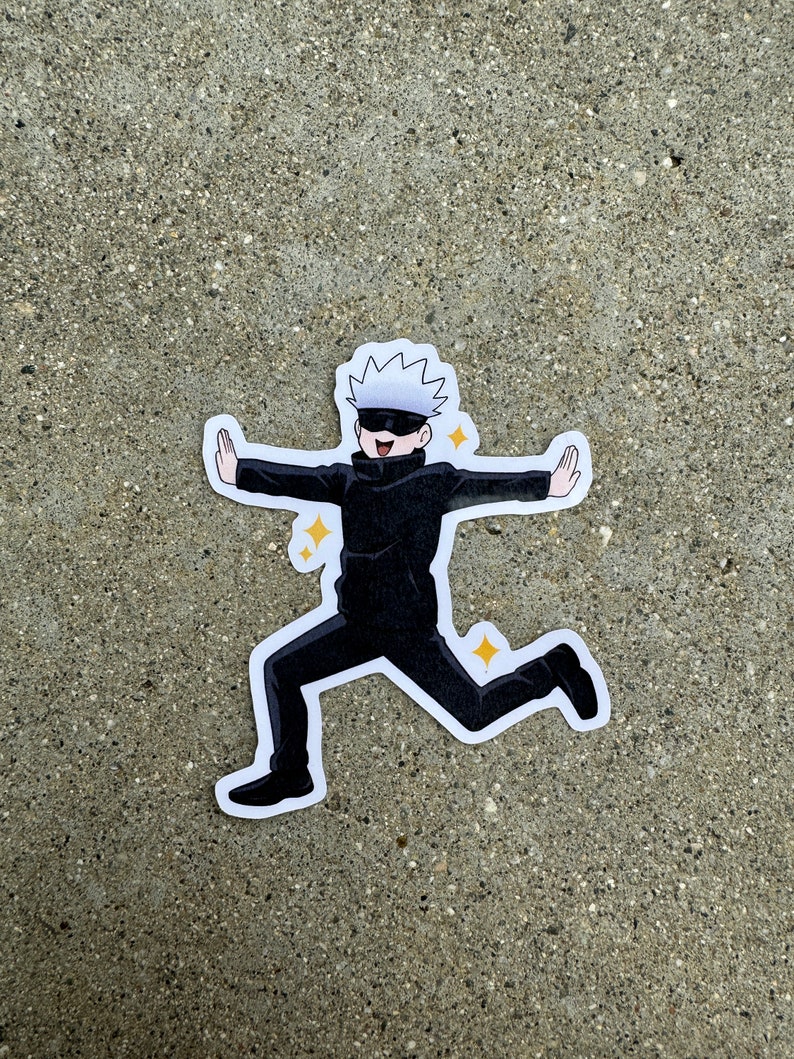 JJK Jujutsu Kaisen Satoru Gojo Anime Sticker - Etsy Australia