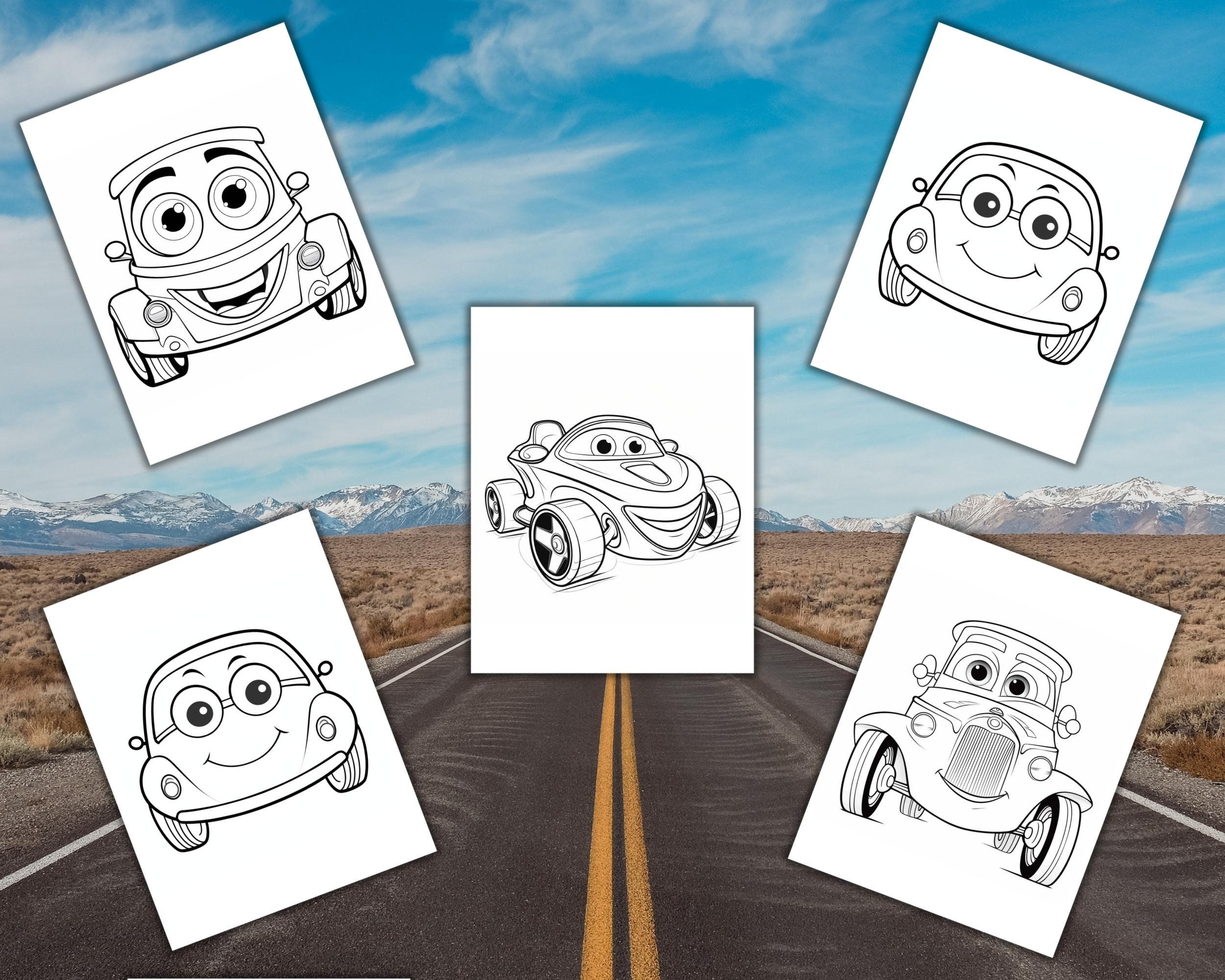 Car Coloring Pages Cute Cars Coloring Pages for Kids Printable Activity ...