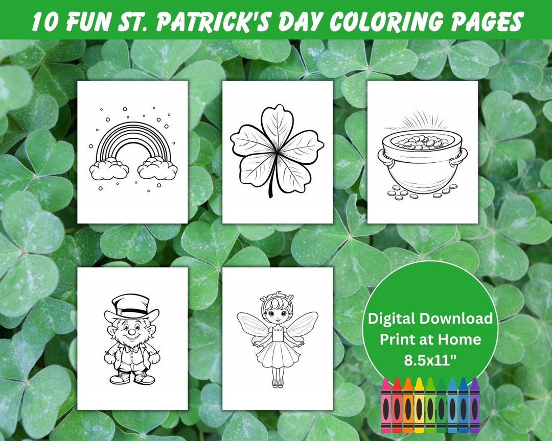 St. Patrick's Day Coloring Pages Fun St. Patrick's Day Coloring Pages ...