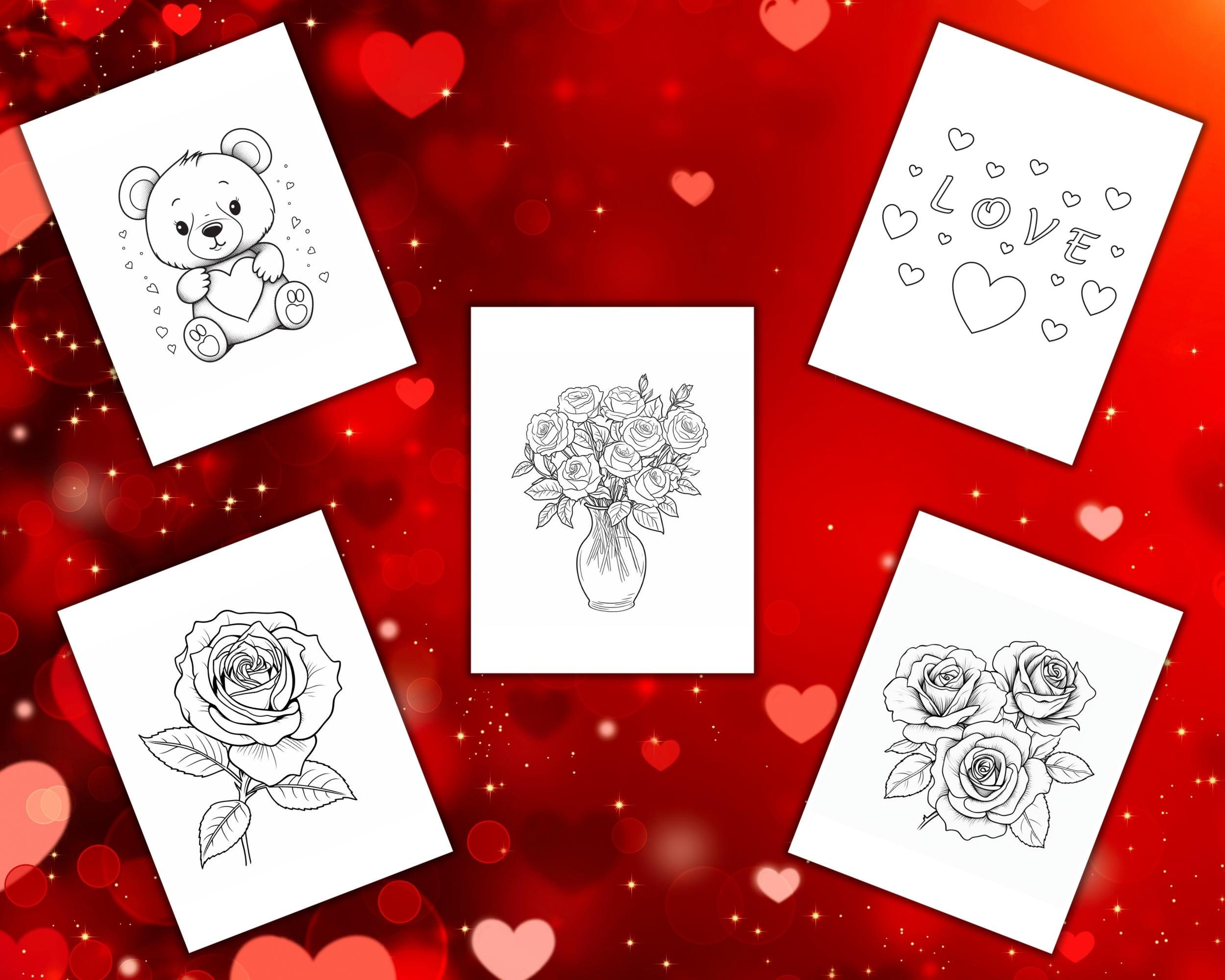 Valentine's Day Coloring Pages Fun Valentine's Day Coloring Pages for ...