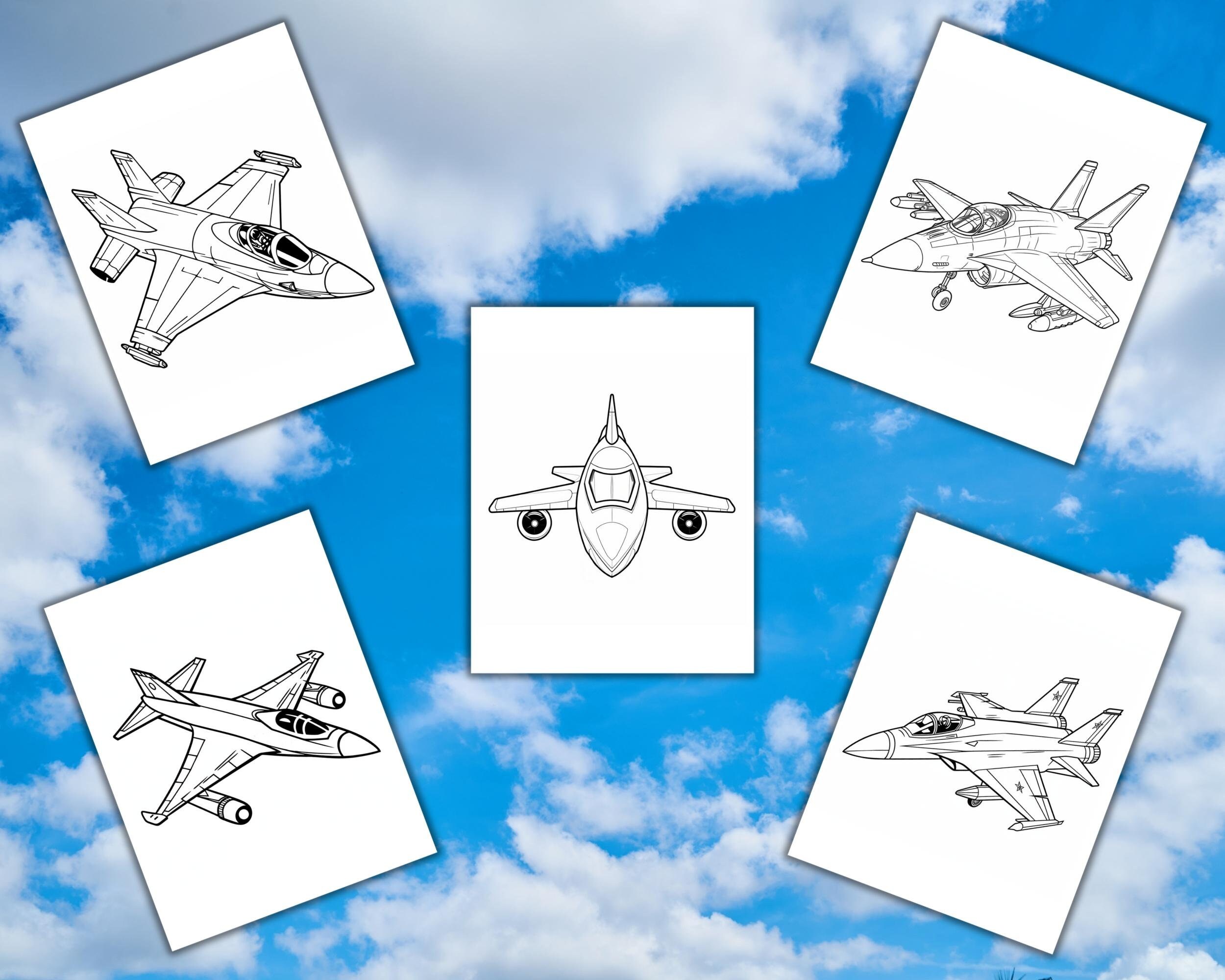 Jet Coloring Pages Jets Coloring Pages for Kids Printable Activity ...