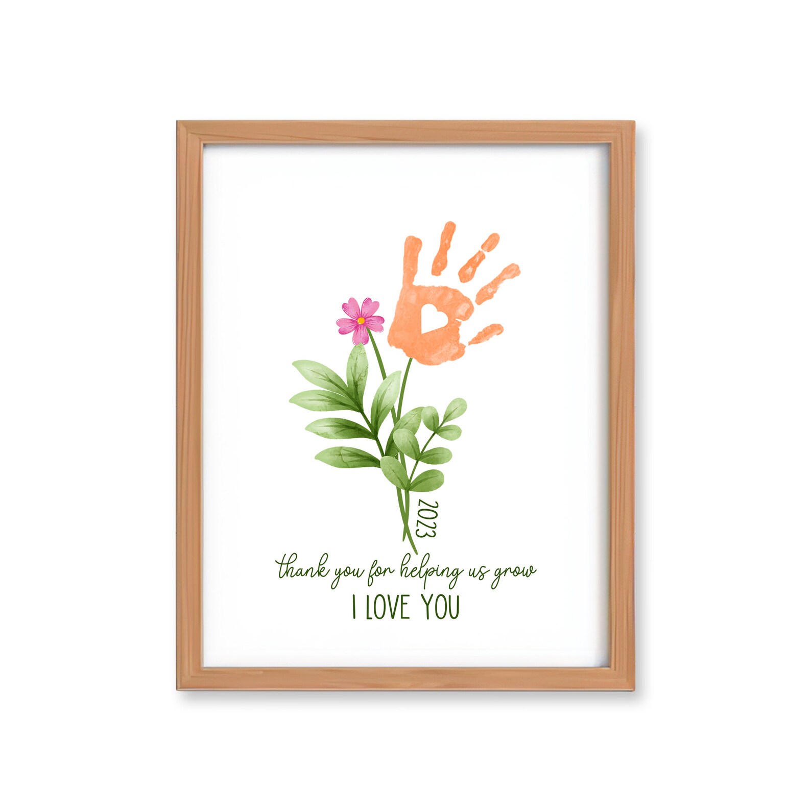 Mother's Day Handprint Art, Handprint Flower, Bouquet Design for Mom ...