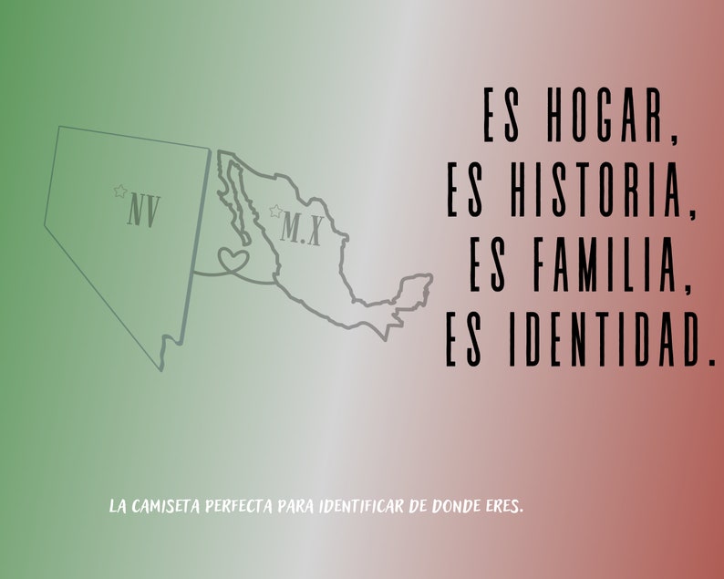 Camisa Mapa de Nevada, mapa de México, camiseta del estado de Nevada ...