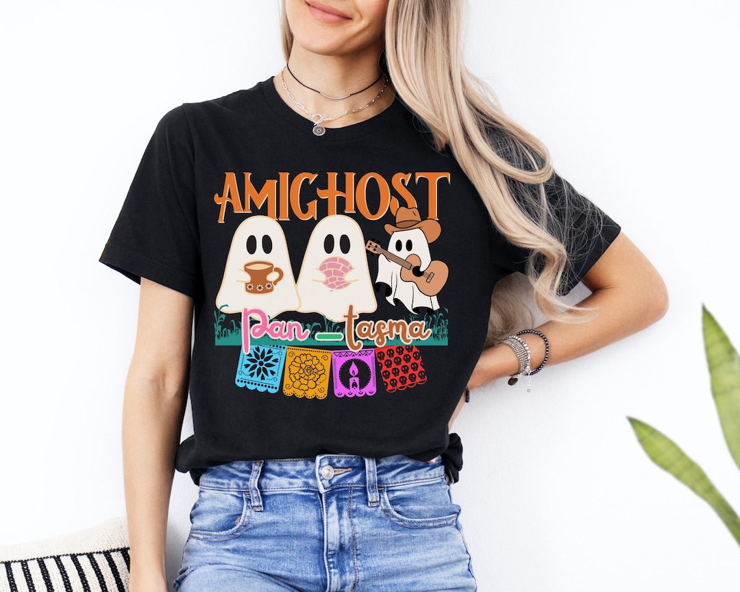 Cute Ghosts Shirt, Latin Halloween, Teacher Halloween, Cute Pantasma T ...