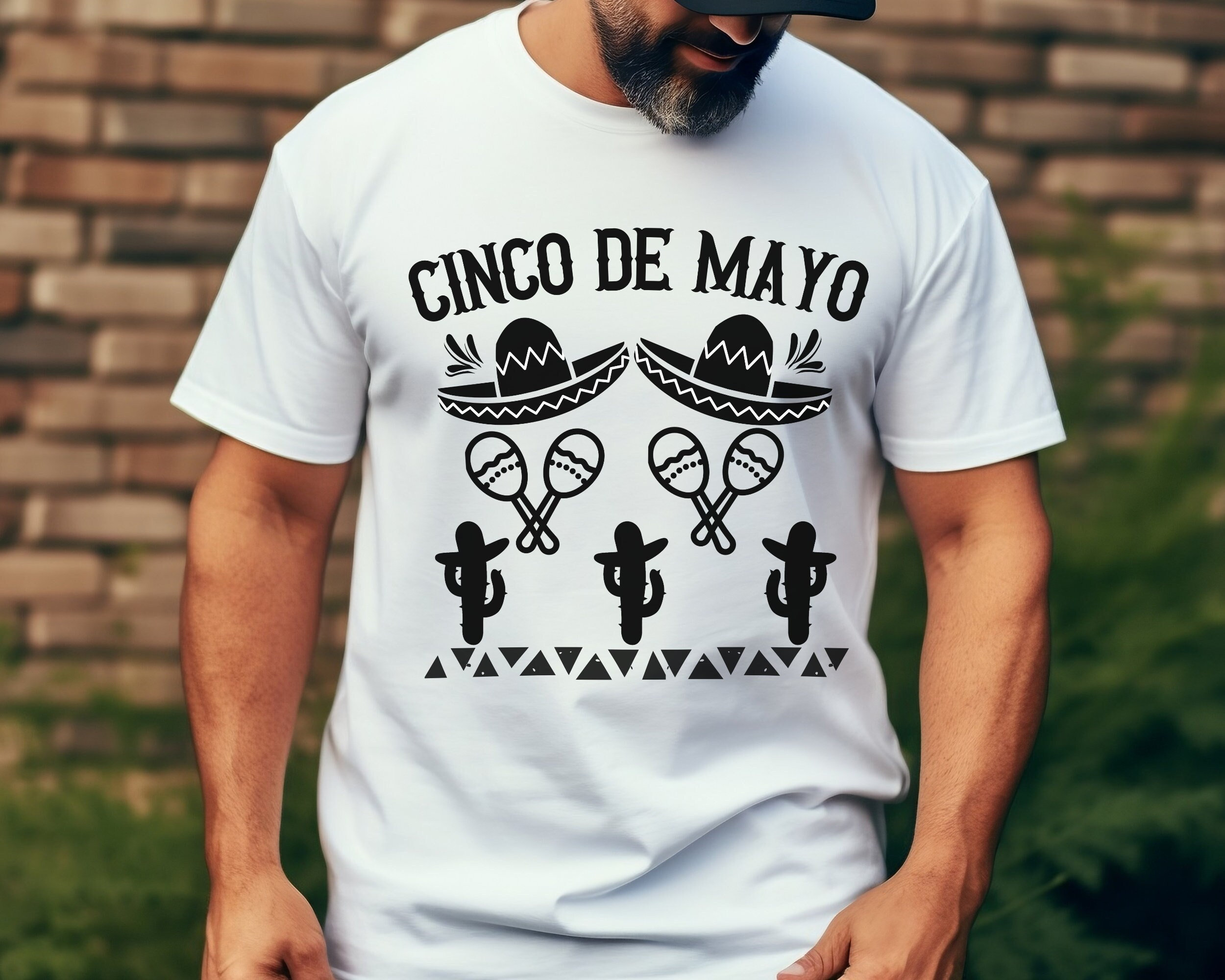Cinco De Mayo T-shirts, Mexican Fiesta, Cactus Shirt, Maracas Shirt ...