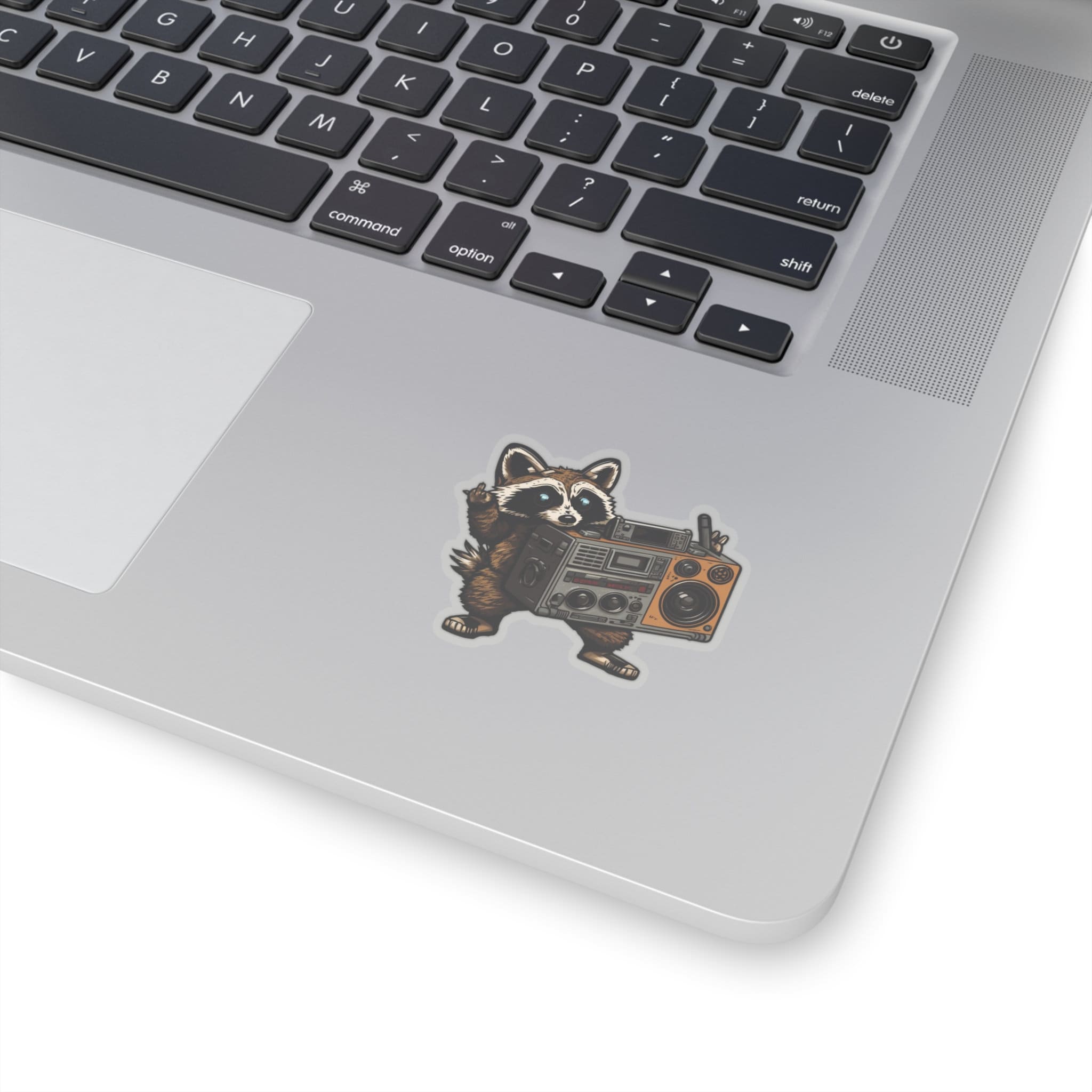 Middle Finger Raccoon Sticker Decal Funny Boombox Cute Coon Vinyl Art ...
