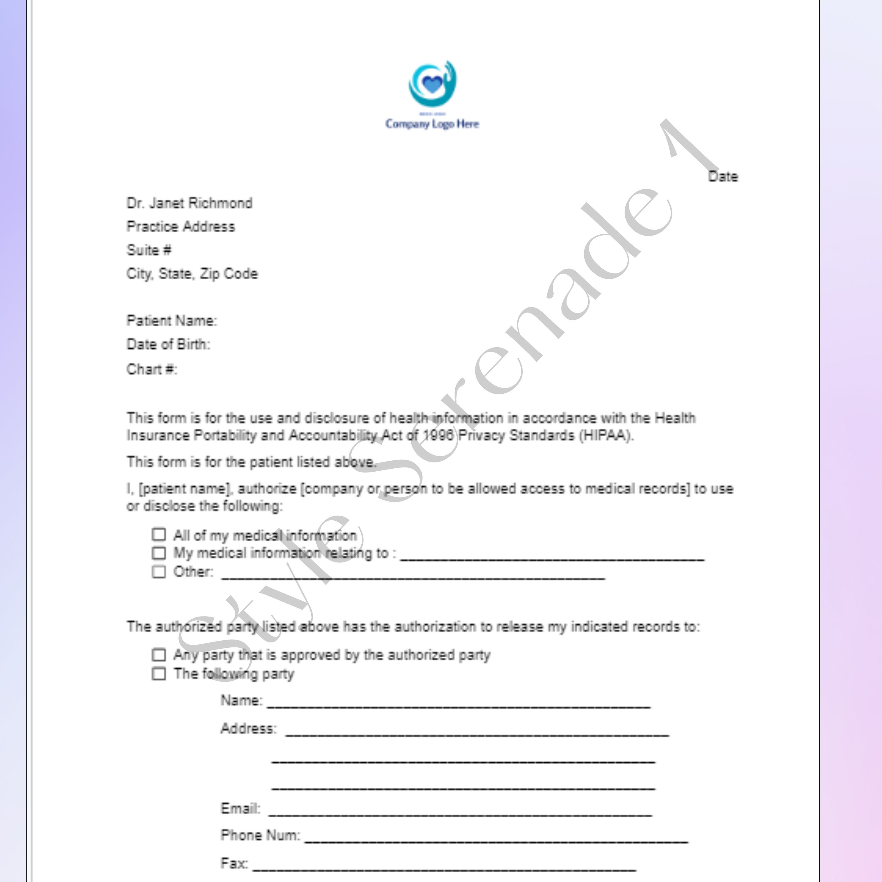 Medical Document Bundle Return to Work Doctors Note Template Doctor ...