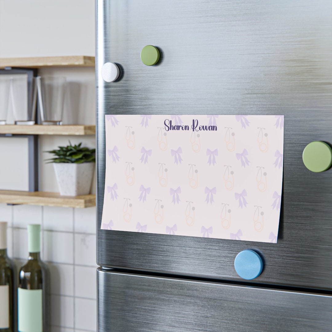 Personalized Nurse Post It Note Pad Doctor Custom Sticky Note Pad Cute ...