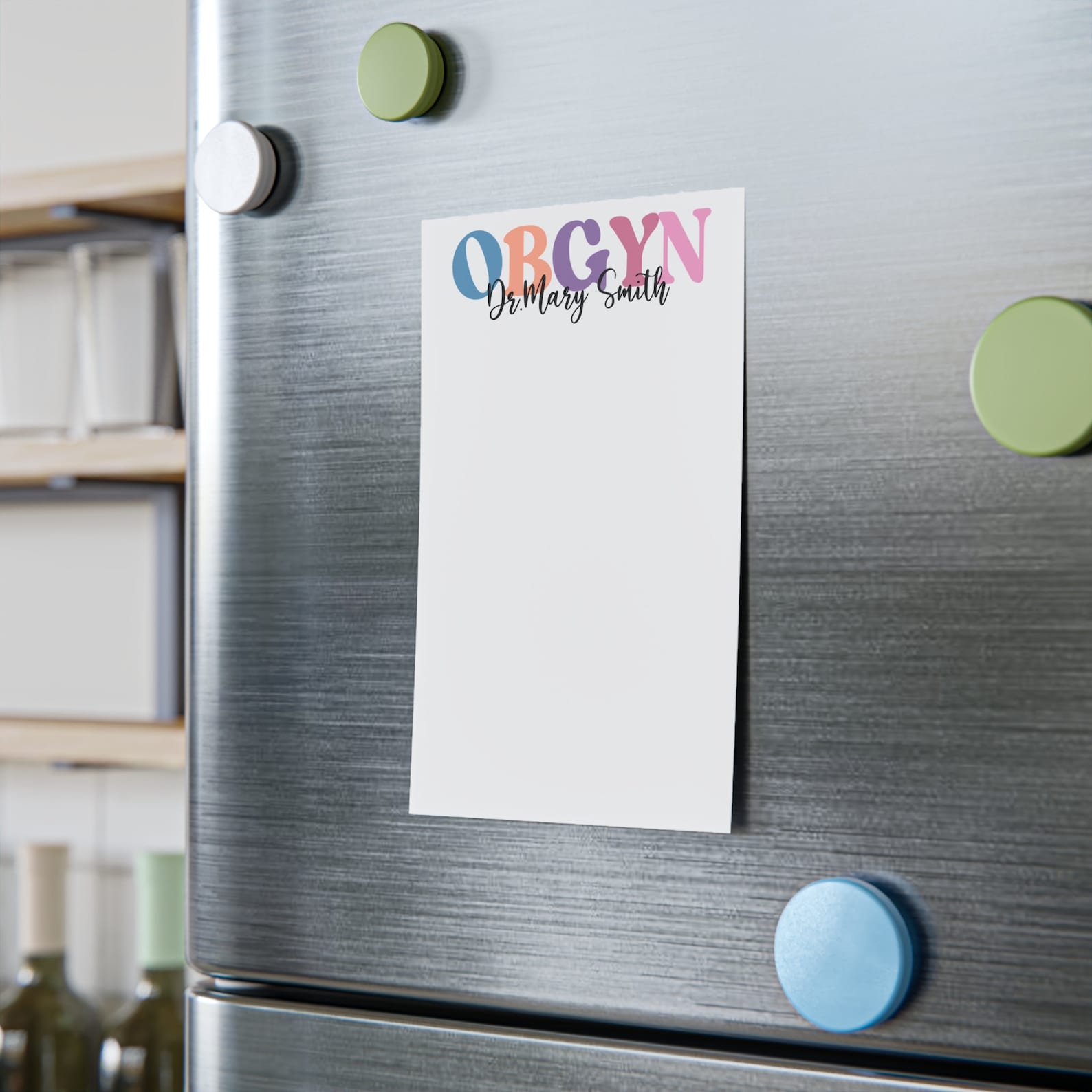 Personalized OBGYN Post It Note Custom Obstetrics Notepad Doctor ...