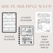Reading Log Digital Bookshelf Reading Tracker Printable Bundle 15 ...
