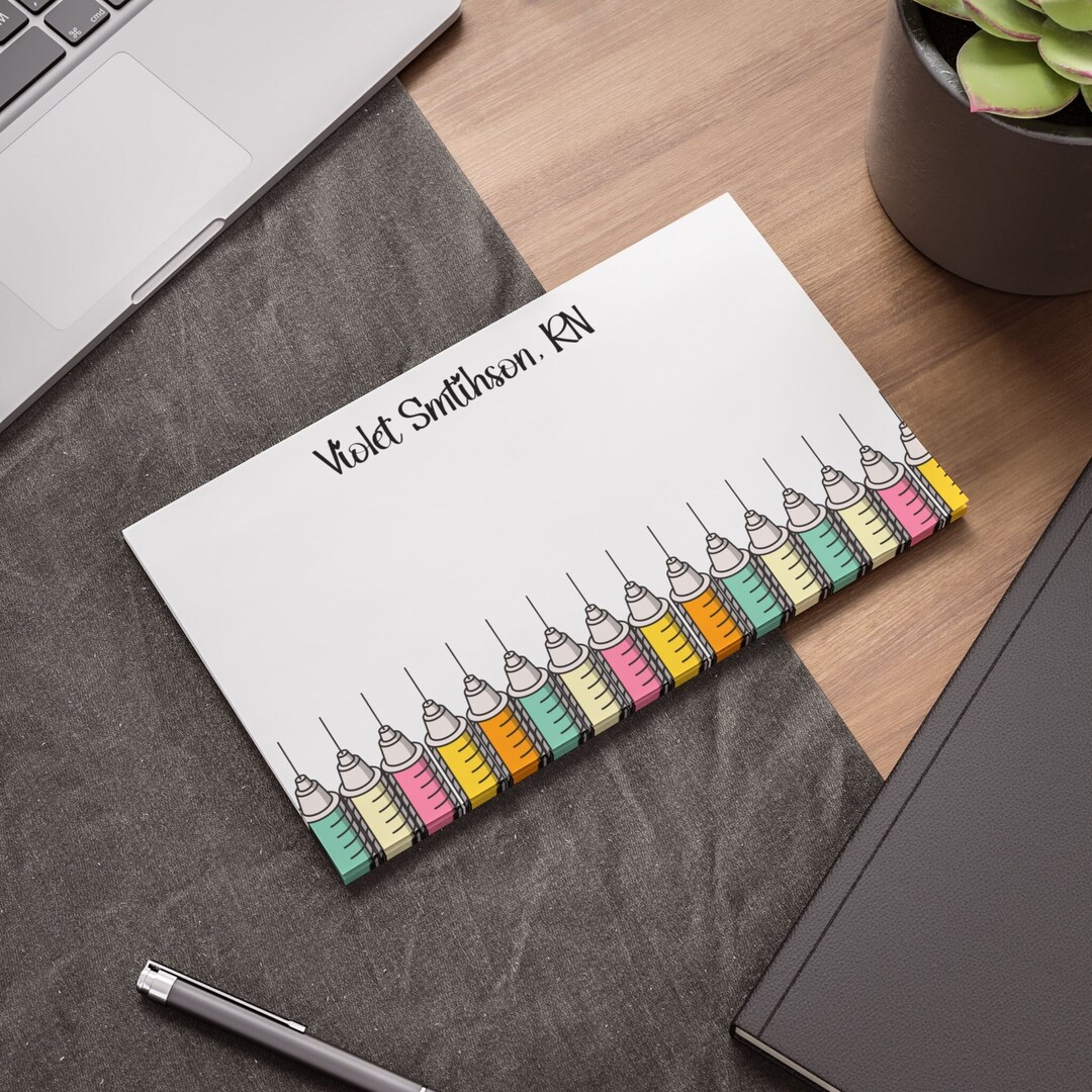 Personalized Nurse Sticky Note Custom Nurse Gift Post It Note Nurse ...