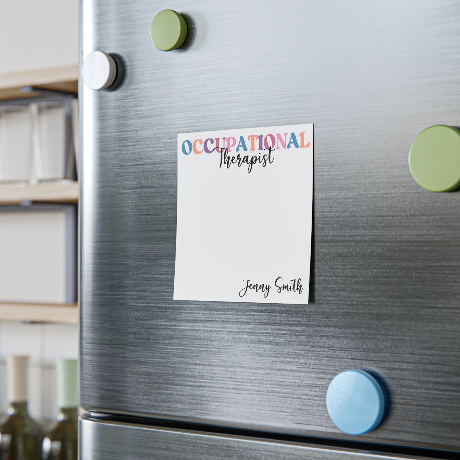 Personalized Occupational Therapy Post-it Note Custom OT Notepad ...