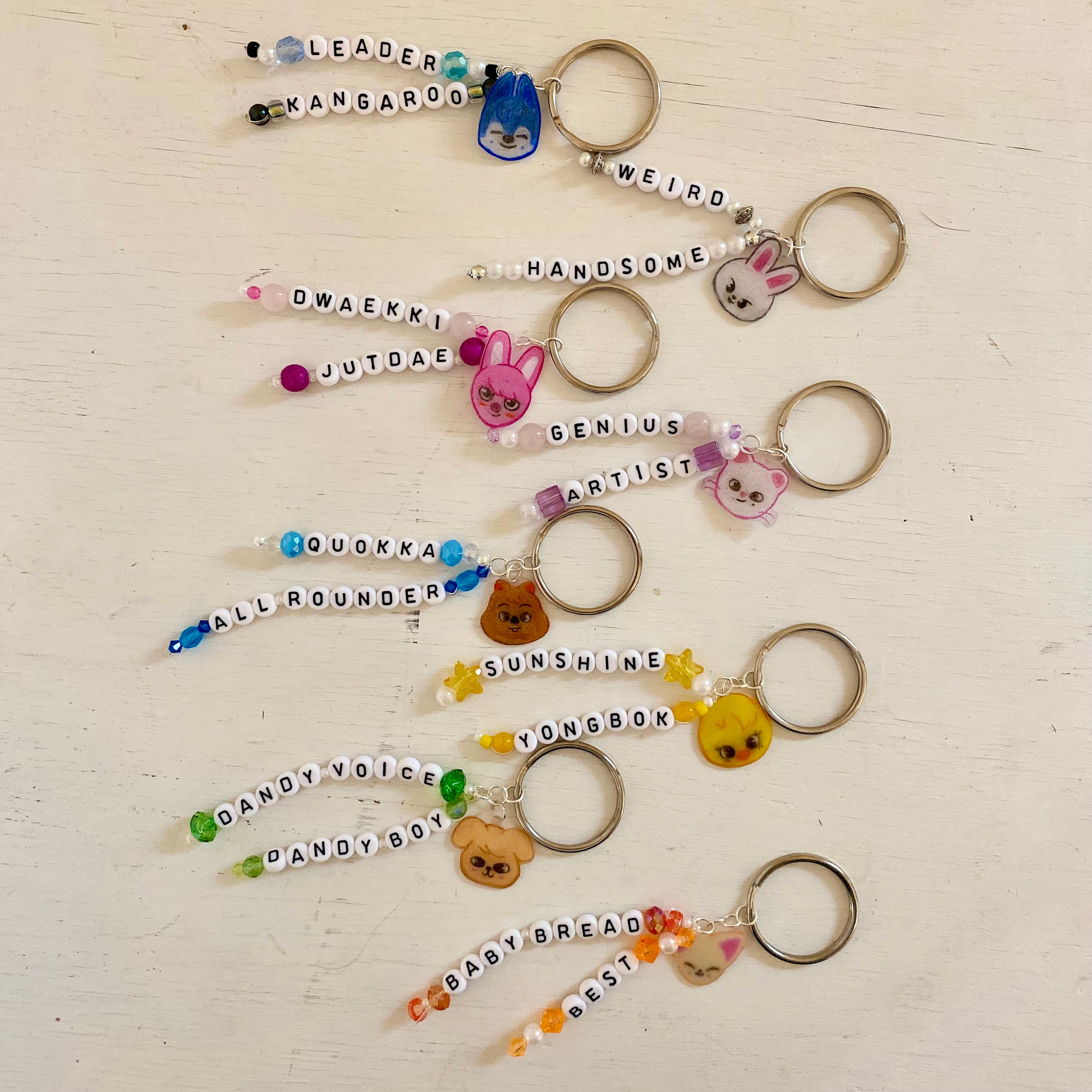 SKZOO FAM Cute & Simple Keychains - Etsy